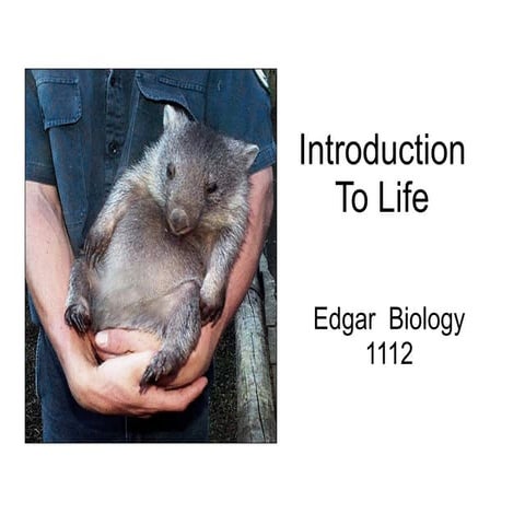 Biology ~ Introduction to life 1112 | PPT