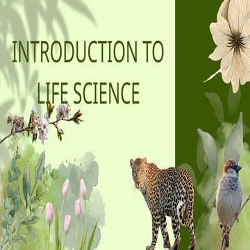 Introduction to life science | PPTX