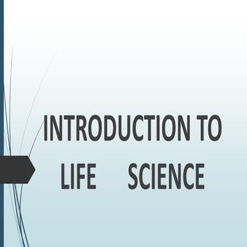 Introduction to life science | PPTX | Biological Sciences | Science