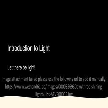 Introduction to Light.pptx | Eye and Vision Conditions | Diseases and ...