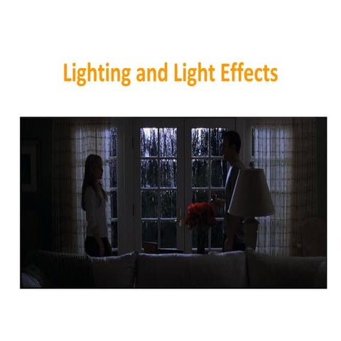 Introduction to lighting | PPT