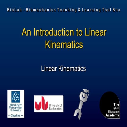Introduction to Linear Kinematics.ppt