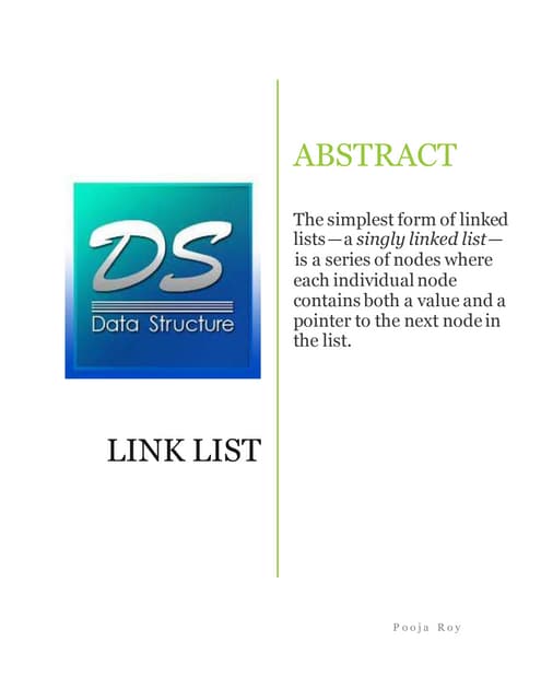 Introduction to linked lists | PDF Introduction to linked lists | PDF