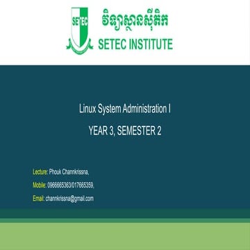 Introduction to linux and beginner learner | PPTX