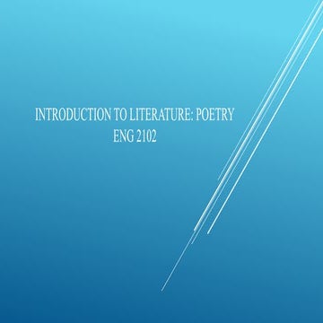 Poetic devices ppt | PPT