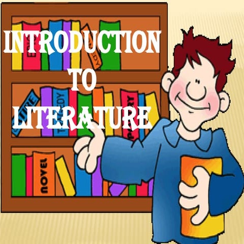 INTRODUCTION TO LITERATURE: basic education | PPTX