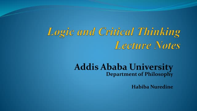 Introduction to Logic Lecture Notes.pptx Introduction to Logic Lecture Notes.pptx