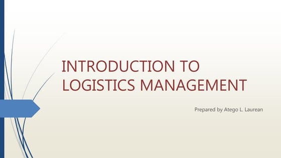 Logistic | PPT