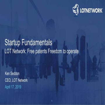 Introduction to Lot Network for Startups | PPTX