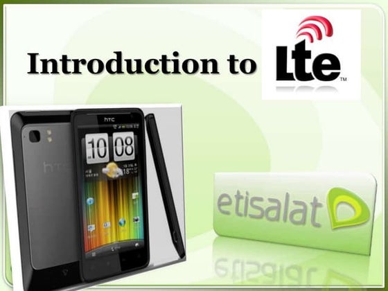 Lte – long term evolution | PPTX | Computer Networking | Computing