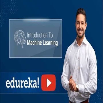 Introduction To Machine Learning Edureka Pdf Databases Computer Software And Applications