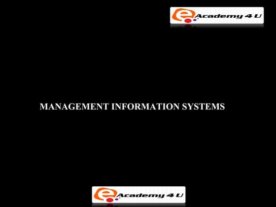 Management Information System and Decision making | PPT