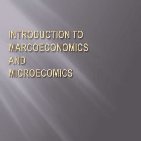 Macroeconomics Objectives grade 12 econ. | PPTX