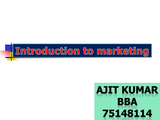 Marketing mix | PPT