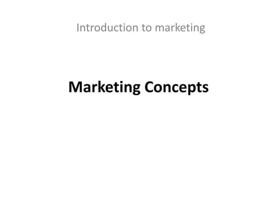 Marketing concept | PPT