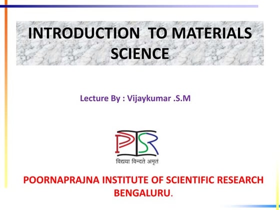 Mechanical properties of materials | PPTX