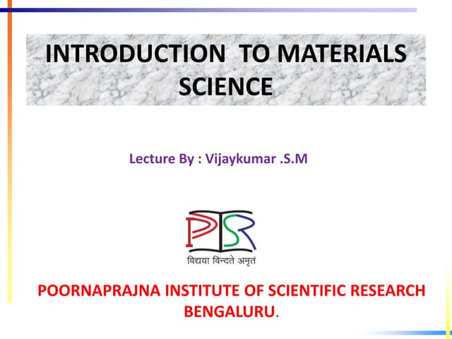 Mechanical properties of materials | PPTX