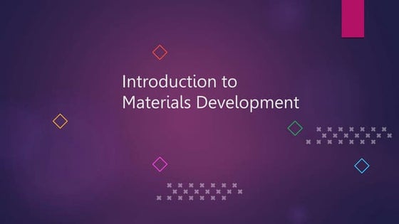 Adapting materials | PPT