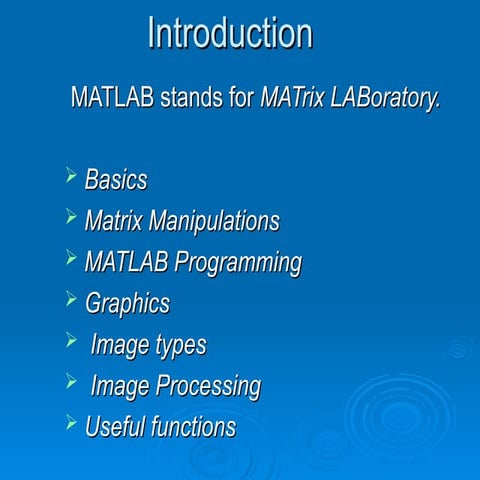 Comprehensive Introduction to MATLAB: Basics, Programming, Graphics ...