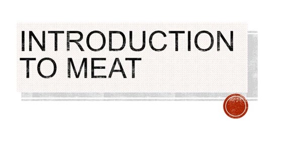 Meat | PPT