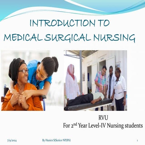 Introduction of medical surgical nursing | PPT