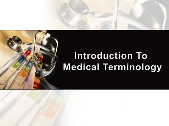 Medical Terminology | PPT