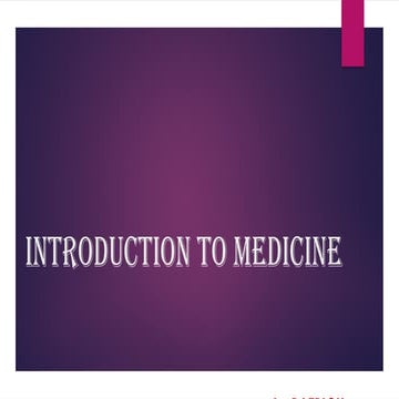 INTRODUCTION TO MEDICINE 2024/2025 (2).pptx