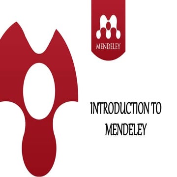 Mendeley | PPT
