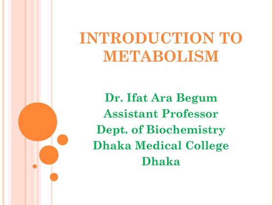 Metabolism anabolism & catabolism made easy and simple | PPT