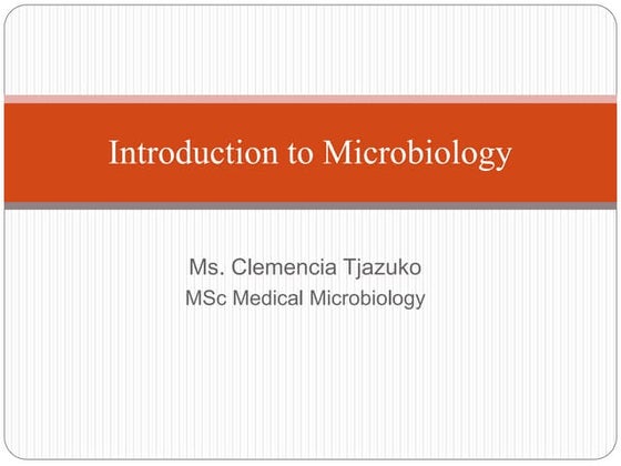 Microbiology unit 1 | PPTX
