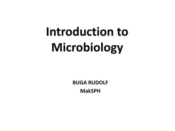 Microbiology Introduction For Nursing Students | PPT
