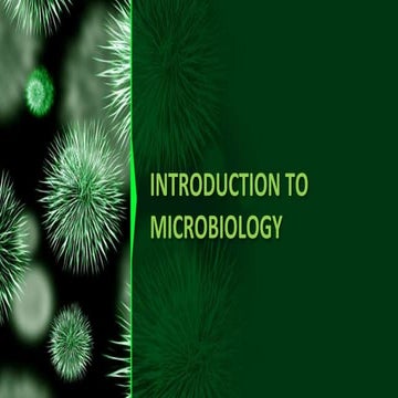 Microbiology ppt | PPTX