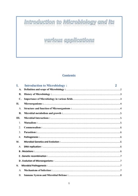 Recent advances in microbiology | PPTX | Infectious Diseases | Diseases and Conditions