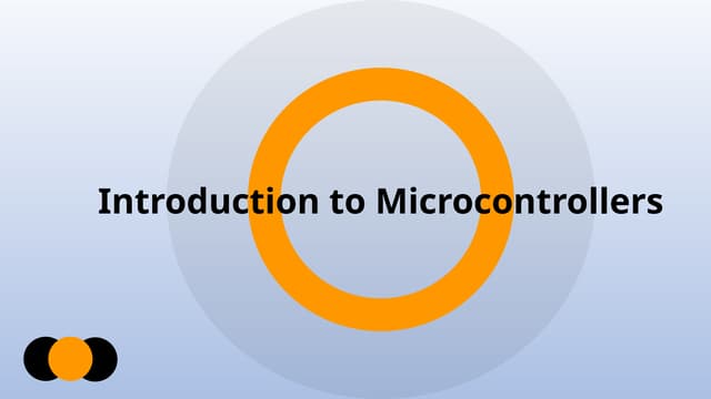 Introduction To Microcontrollers In Embedded Systems Ppt