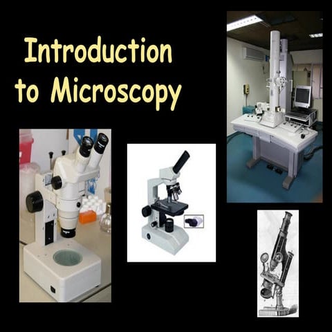 Introduction to Microscopes - Types and Functions | PPT