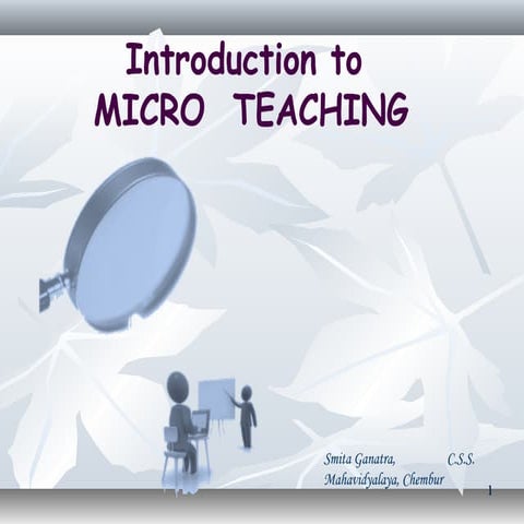 Microteaching