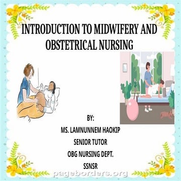 Introduction to midwifery | PPTX