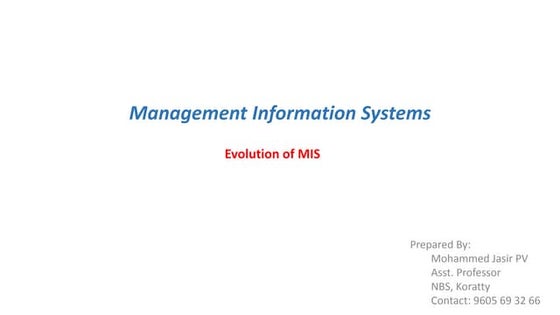 Information Systems Evolution (IS) | PDF