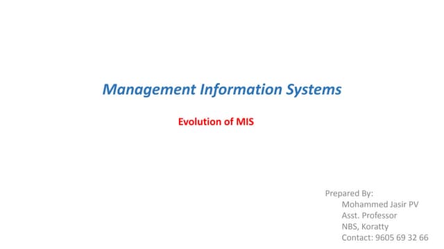 Information Systems Evolution (IS) | PDF