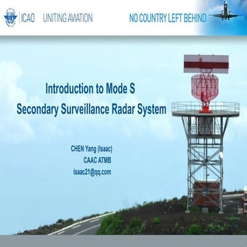 Introduction to Mode S Radar System - Presented Version.pptx