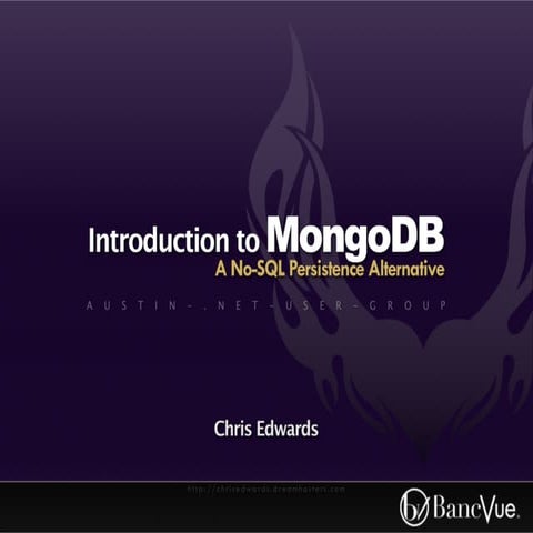 Introduction to mongo db | PPT