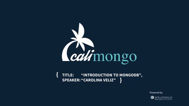 Introduction To Mongodb Pptx Databases Computer Software And