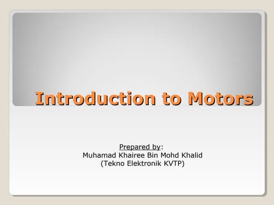 Stepper motor ppt | PPT
