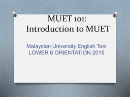 Muet workshop 2014 | PDF