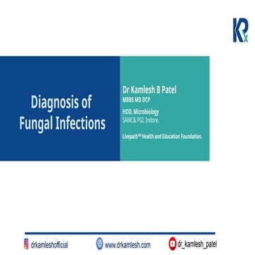 Laboratory diagnosis of fungal infections | PPT