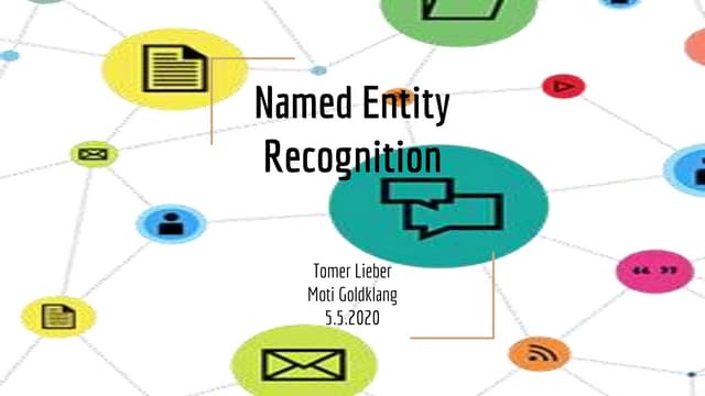 Introduction To Named Entity Recognition Ppt