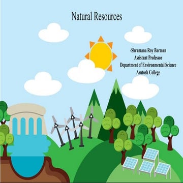 Introduction to Natural Resources of environment | PDF