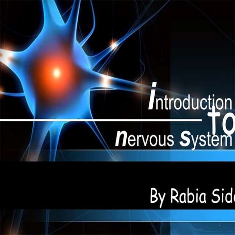 Introduction to nervous system | PPT