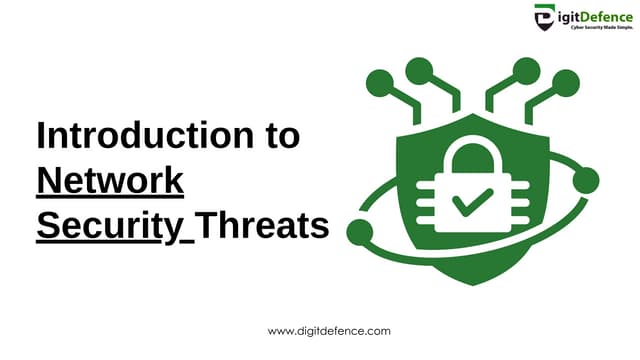 Introduction To Network Security Threats Presentation Ppt