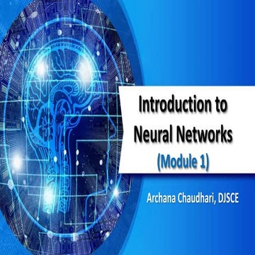 Introduction To Neural Network Module 1pptx Computer Networking